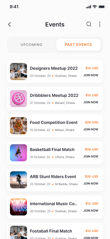 Evenro - Event Booking App Figma Template by Design-art | ThemeForest